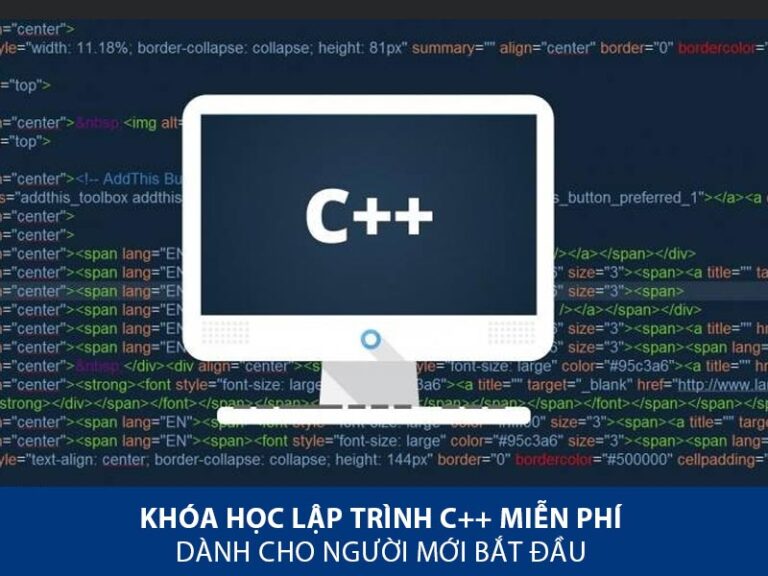 Khóa Học Lập Trình C++ Miễn Phí Tốt Nhất Hiện Nay